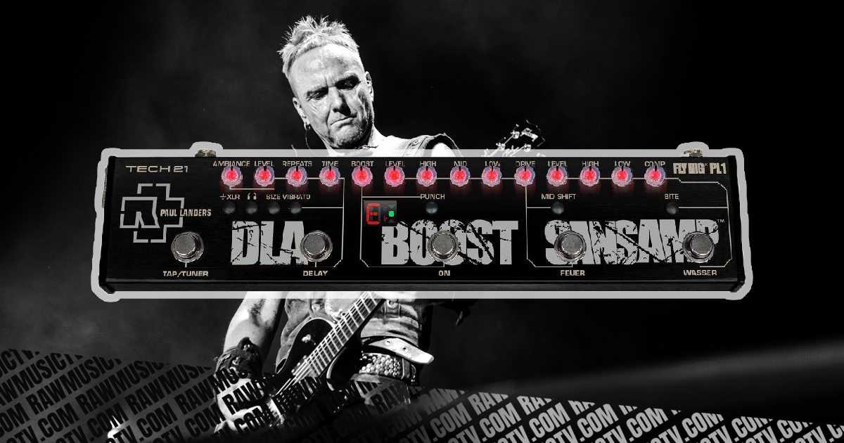 NEWS / Rammstein unleash signature monster guitar rig PL1 also used on ...